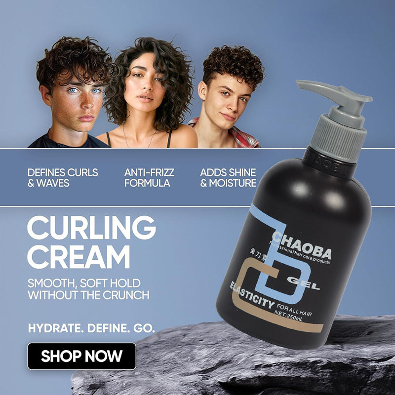 CHAOBA Curl Cream Styler, Anti Frizz Curling Cream for Curly Hair ...
