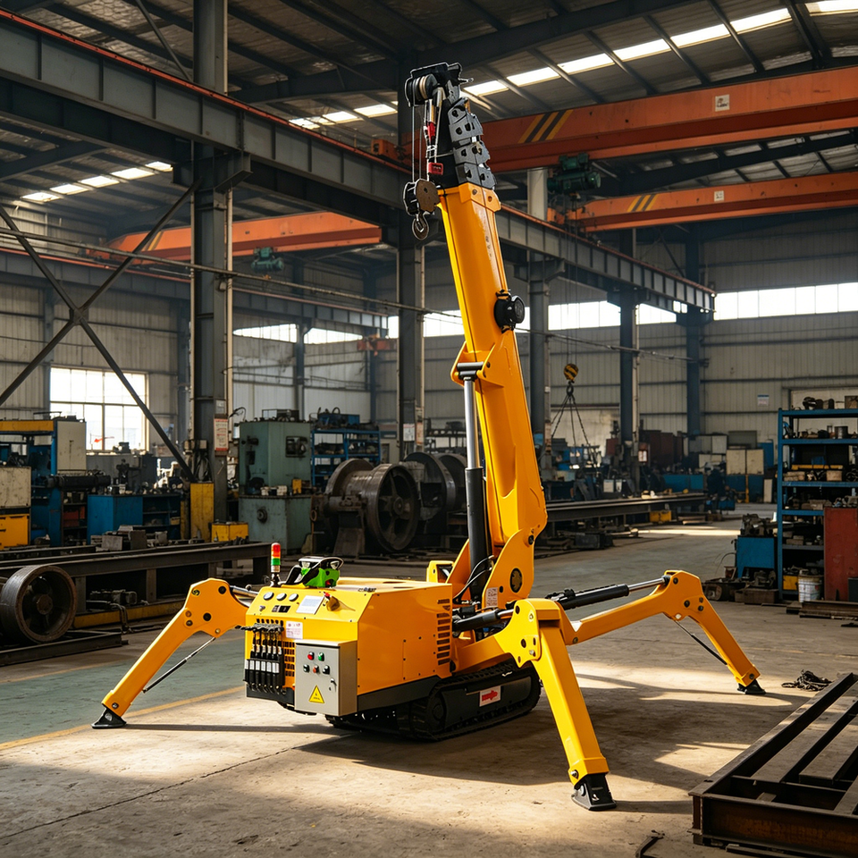 Reliable Hydraulic Spider Crane for Industrial Material Transport and ...