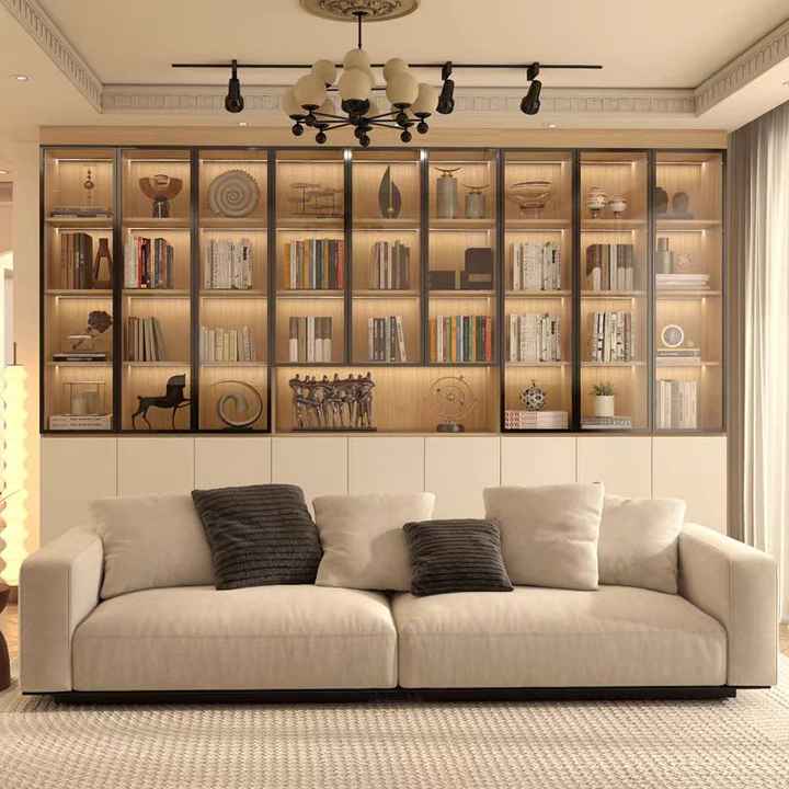 Modern Chinese Design Cabinet Bookshelf for Home Office