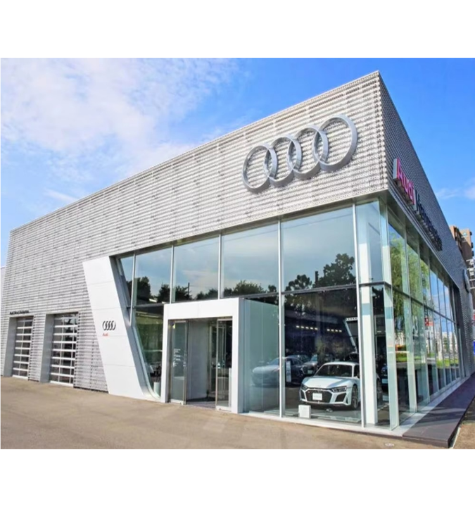 Design 4s Showroom Multi Storey Shopping Mall Steel Structure