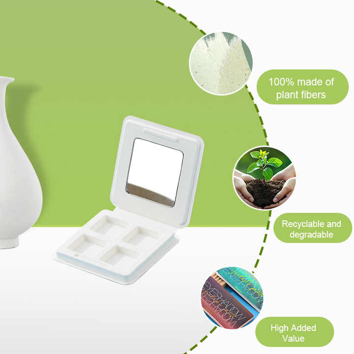 Personal Cosmetic Set Packaging Customized Biodegradable Paper Pulp ...