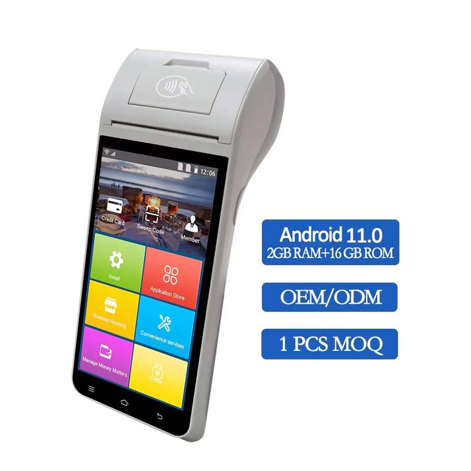 Cheap Price Portable 4G Android POS ZCS Z91 for Mobile Parking Management