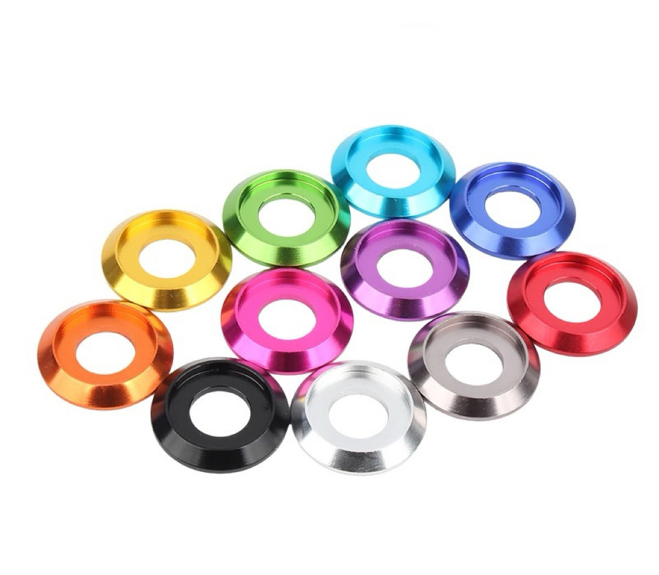 M2-M8 Anodized Colored 6061 Aluminum Alloy Half-round Head Recessed ...