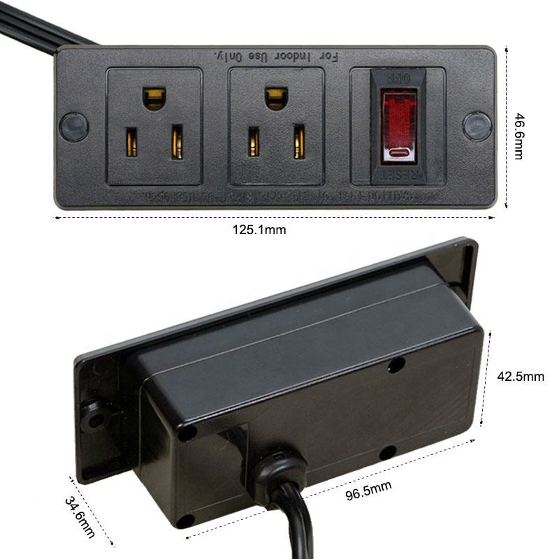 American Multi-jack Standard AC Socket With PD Intelligent High-speed ...