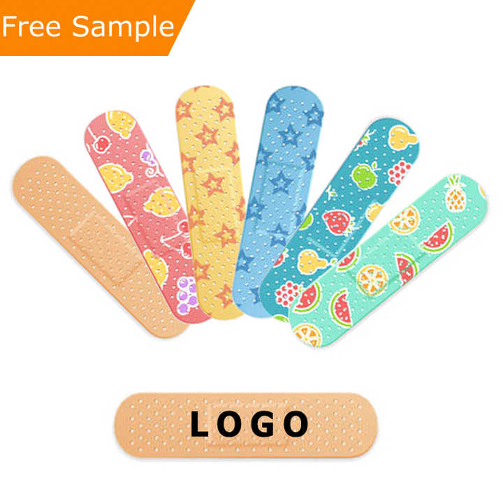 Bandaid Square Soft Wound Bandages Strip Adhesive Plaster Round Spot ...