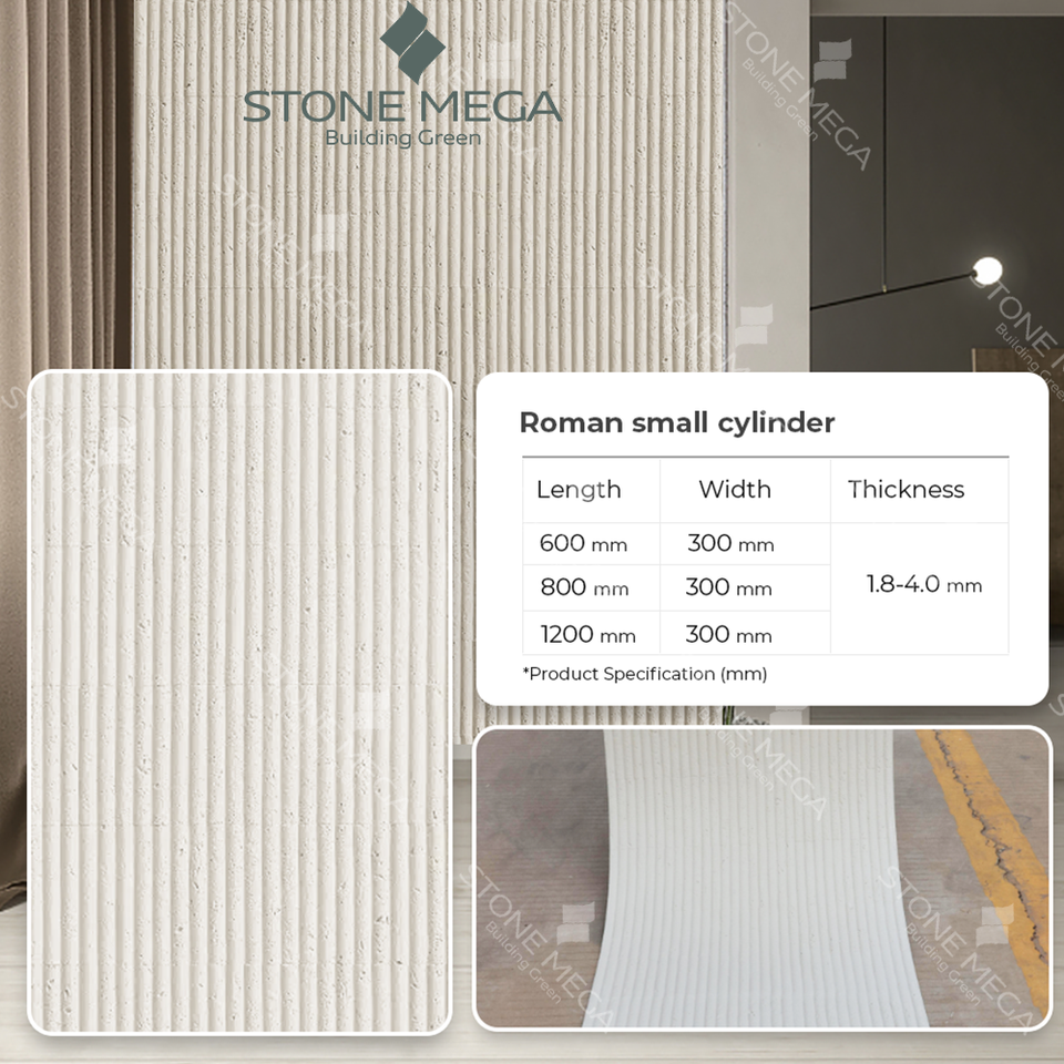 Corrugated Cave Flexible Flute Ribbed Stone Wall Panel mcm Soft Stone ...