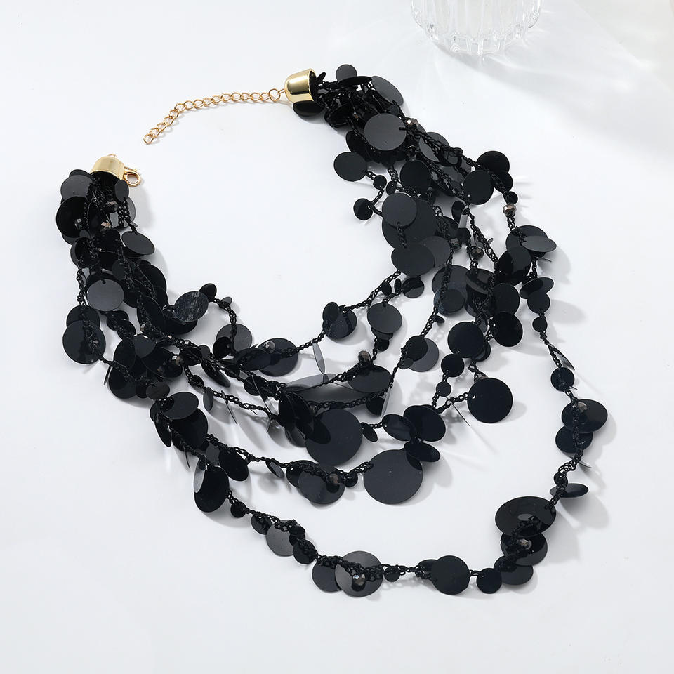 Kaimei 2026 Fashion Jewelry Exaggerated Luxury Mesh Beaded Multilayer ...