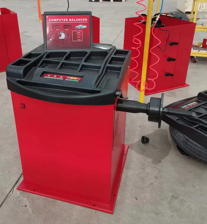 Auto Repair Shop Tire Balancing Machine 24 Inch Tire Universal Balancer ...