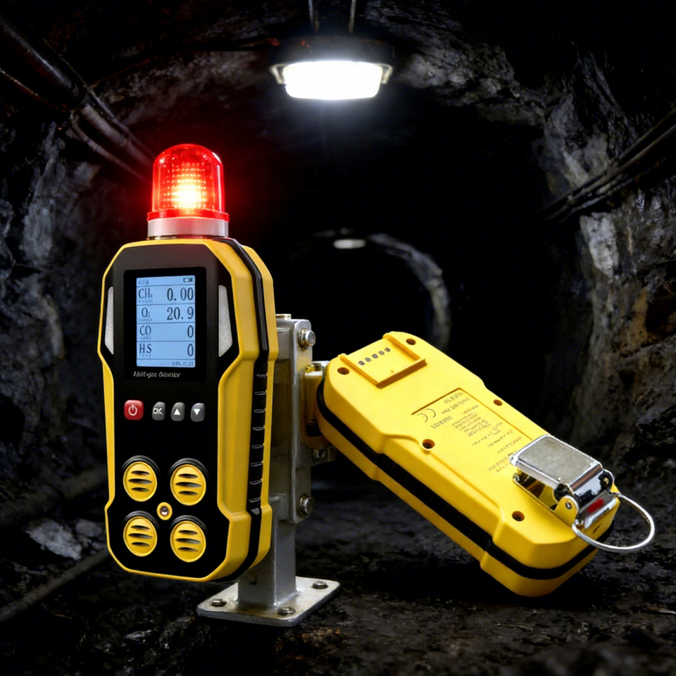 Handhold Multi Gas Monitor Detector for Confined Space Entry H2S CO O2 ...