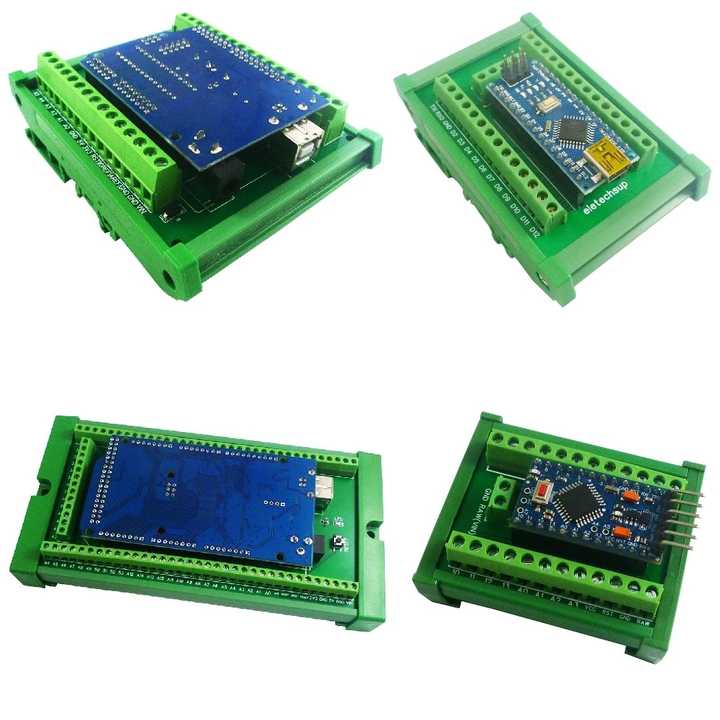 DIN Rail Mount Screw Terminal Block Adapter Module for MEGA2560 DIN Rail Mount Screw Terminal Block Adapter Module for MEGA2560