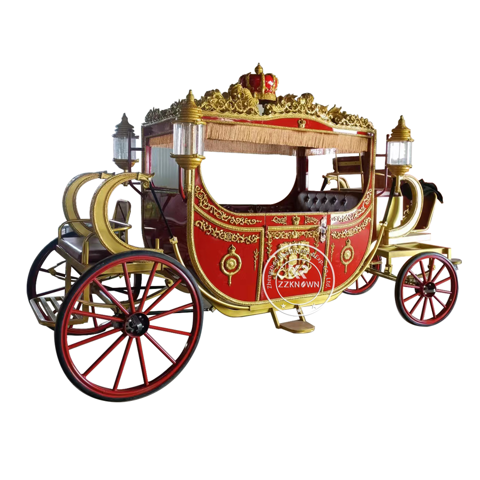 Electric Royal Horse Cart Princess Horse Carriage ZZKNOWN