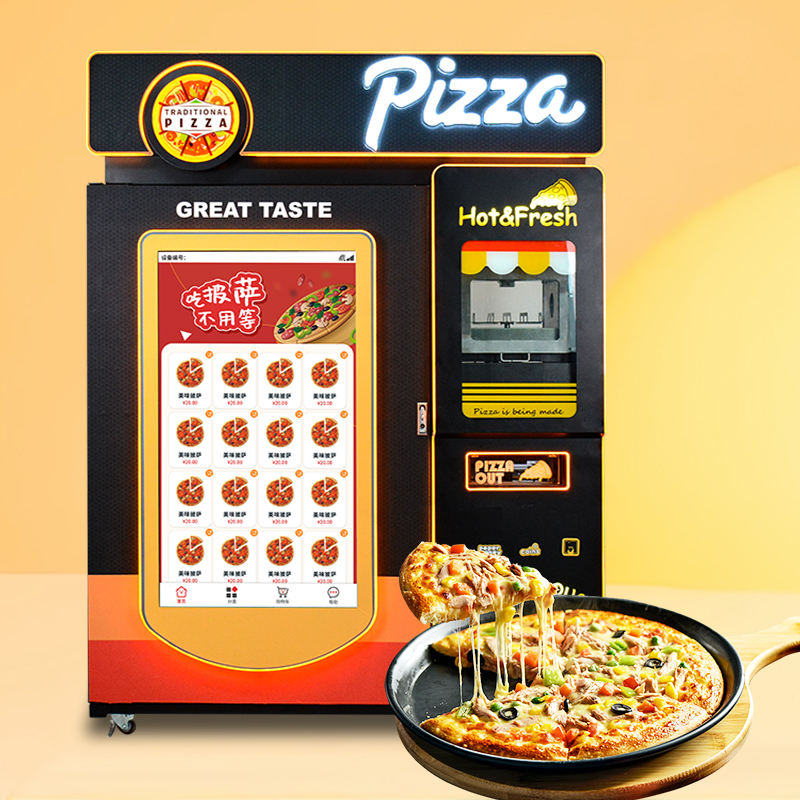 Customizable Bulk Fast Food Pizza Vending Machine with Credit Card ...