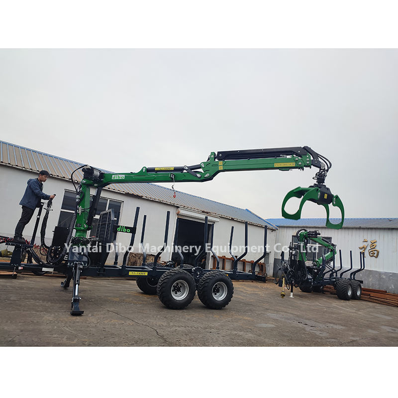 Forestry Machinery Woodworking Hydraulic Timber Crane Heavy Duty Log ...