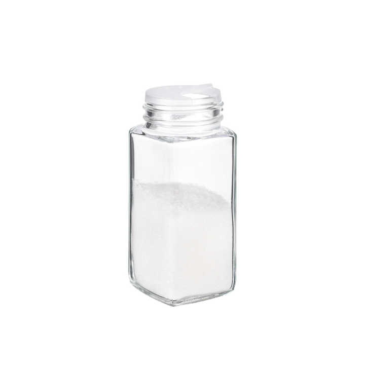 Modern Refillable 120ml Salt Pepper Glass Storage Bottle with Silver ...