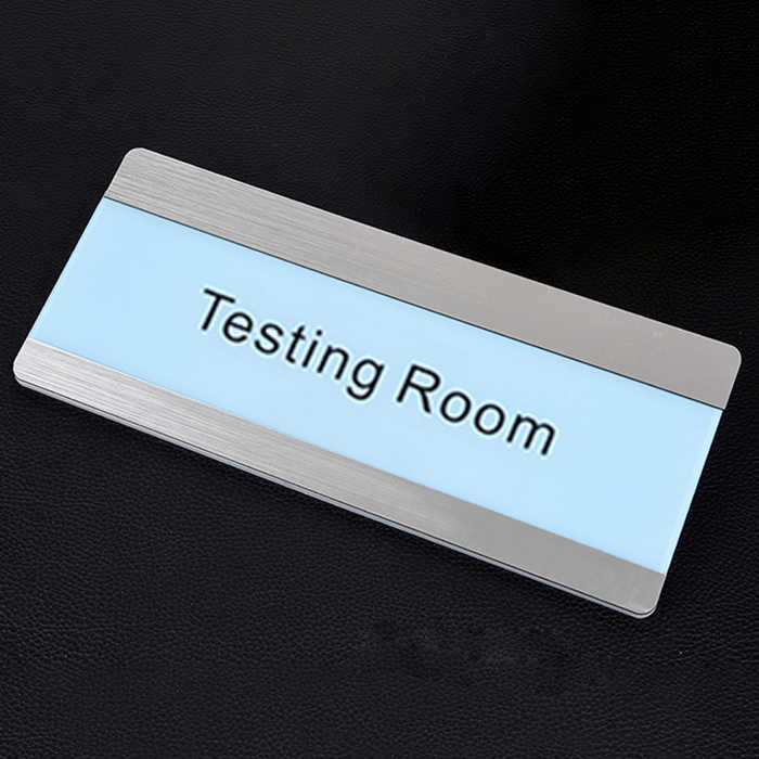 Custom Acrylic Replaceable Office Door Sign - Company Signage