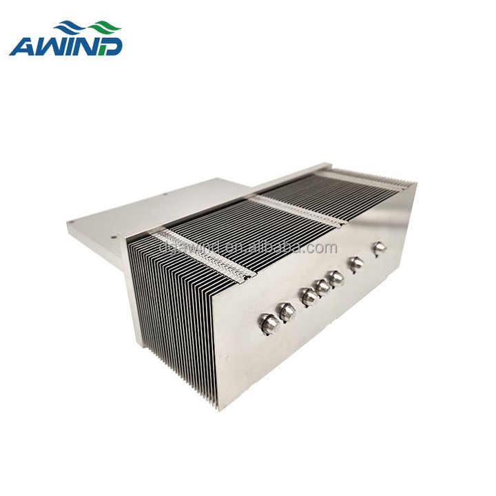 1500w 6061 aluminum profile radiator thermal radiation heat sink square ...