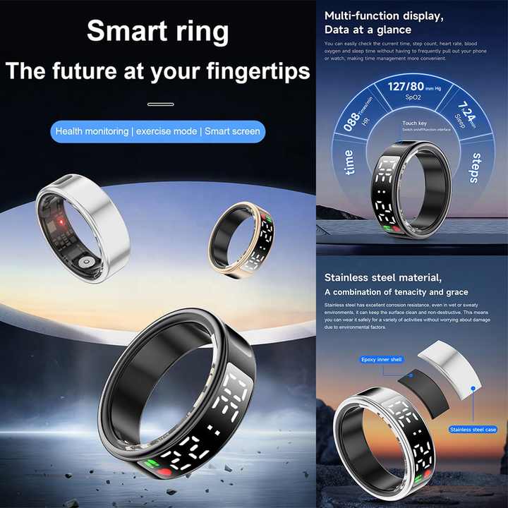 Smartring SR08 - Advanced Health Monitoring Smart Ring