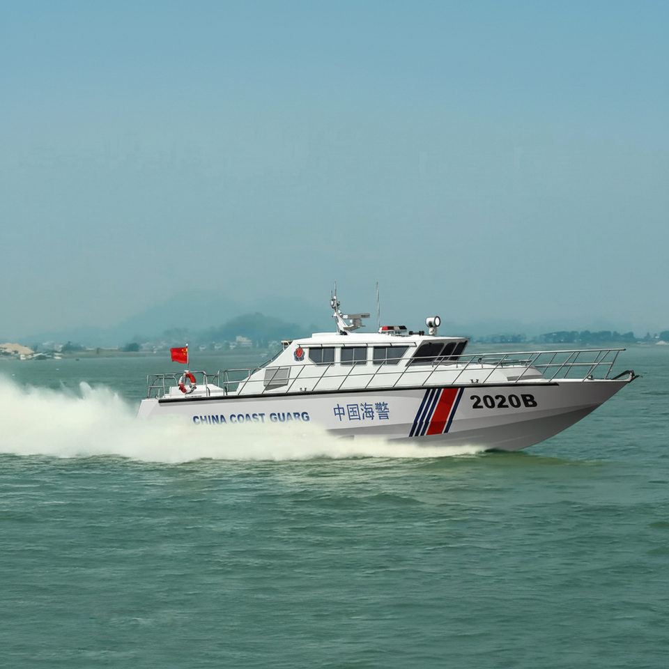 Grandsea 21m/69ft Aluminum Government Boat High-speed Patrol Boat Coast ...