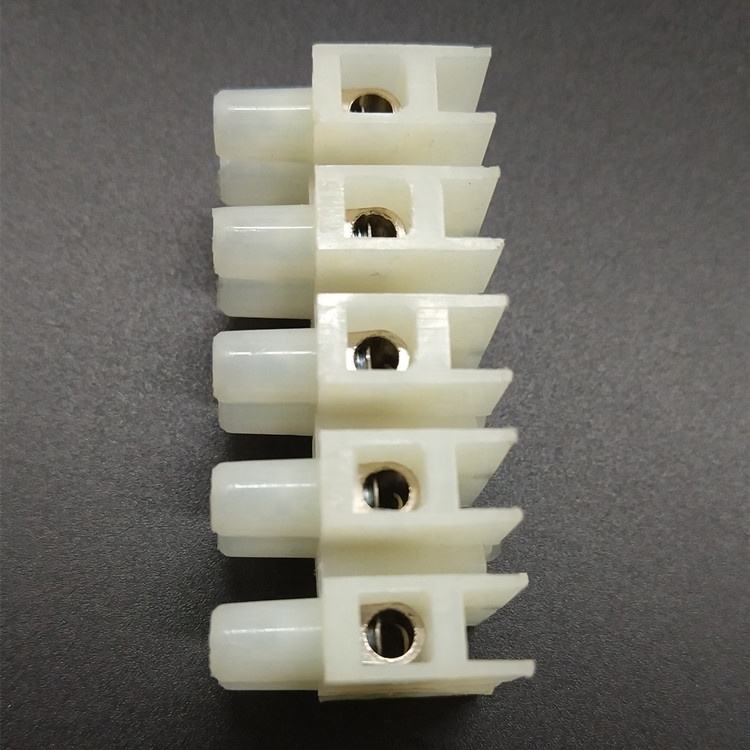 PA10 High Foot 3 Poles Electrical Feed Through Screw Terminal Block 3 ...