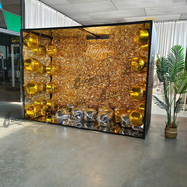 Custom Detachable Infinity Mirror Photo Booth Wedding Party Decorations ...
