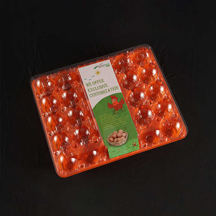 Manufacture Disposable Turkey Egg Packaging Crate 30 Holes PET Chicken ...