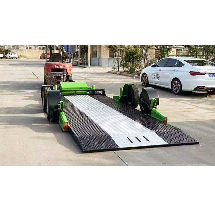 Air Bagged Race Car Trailer - Lowering Car Trailer for Sale
