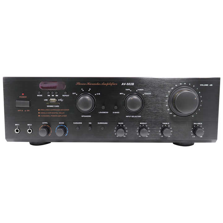 80w Blueteeth Amplifier Audio High Power Professional Hifi Karaoke ...