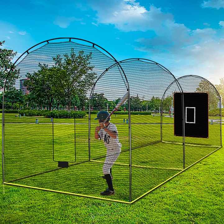 Heavy Duty Baseball Training Equipment Vinyl Backstop with Strike Zone ...