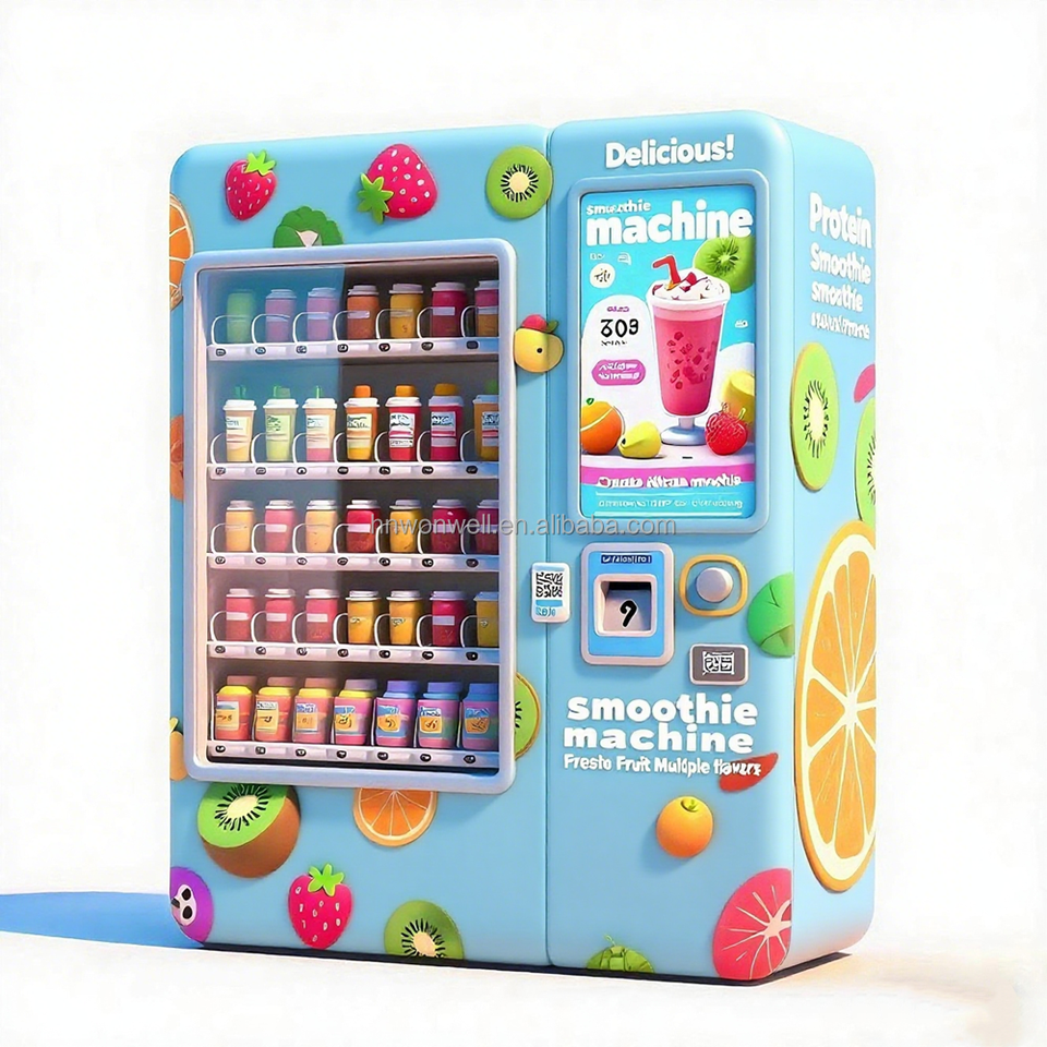 Automatic Vandal-Proof WiFi Enabled Smoothie Vending Machine for Fresh ...