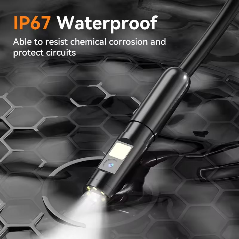 6mm 1m High Resolution Analog Borescope Camera Portable 4-Way ...