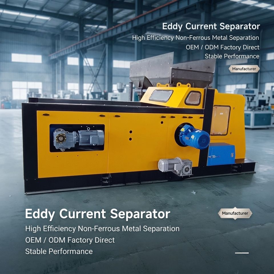 Heavy Duty Eccentric Magnetic Eddy Current Separator for Separating ...