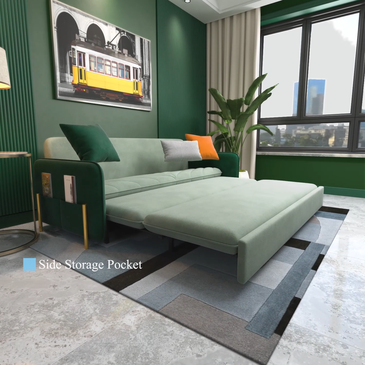 Modern Convertible Multifunction Futon Sofa - Space-Saving Furniture