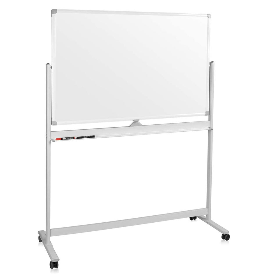 Manufacturer's Large Mobile Double Sided Dry Erase Movable Whiteboard ...