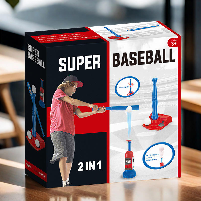 Outdoor Sports Toys Equipment 2 in 1 Children Baseball Training ...