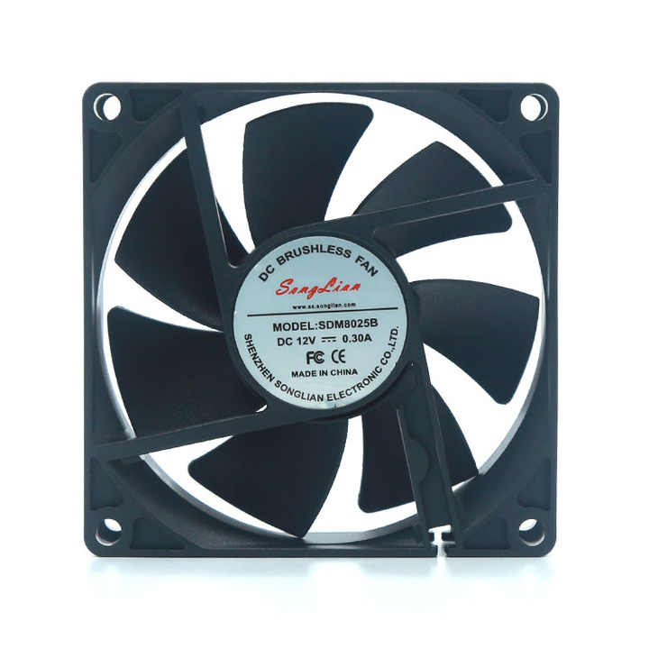 DC Axial Fan 20mm 40mm to 120mm 4010 8025 9225 12038 12V 24V 48V Ball Bearing Axial Cooling Fan ...