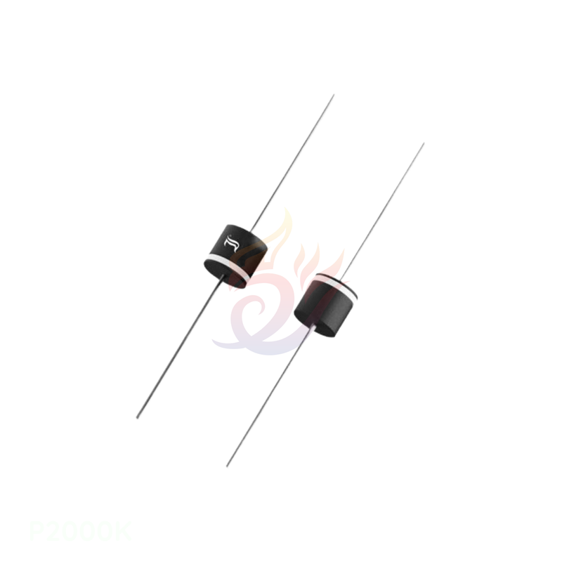P2000K Single Diodes DIODE STANDARD 800V 20A P600 P600, Axial Ic ...