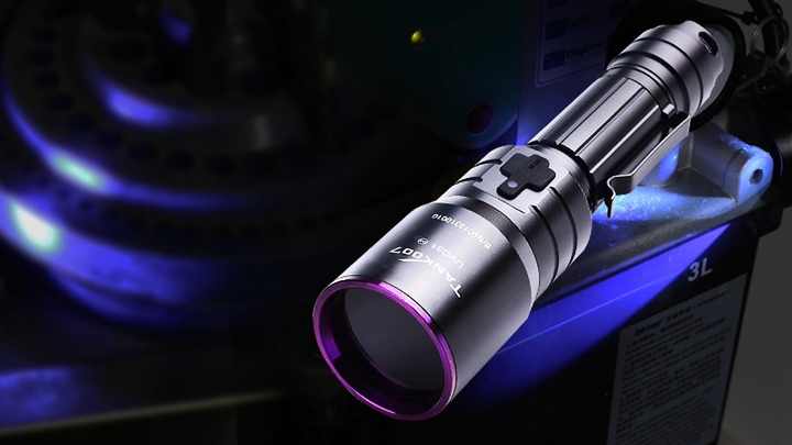 Tank007 ndt forensic csi detective led uv flash light 365nm blacklight ...