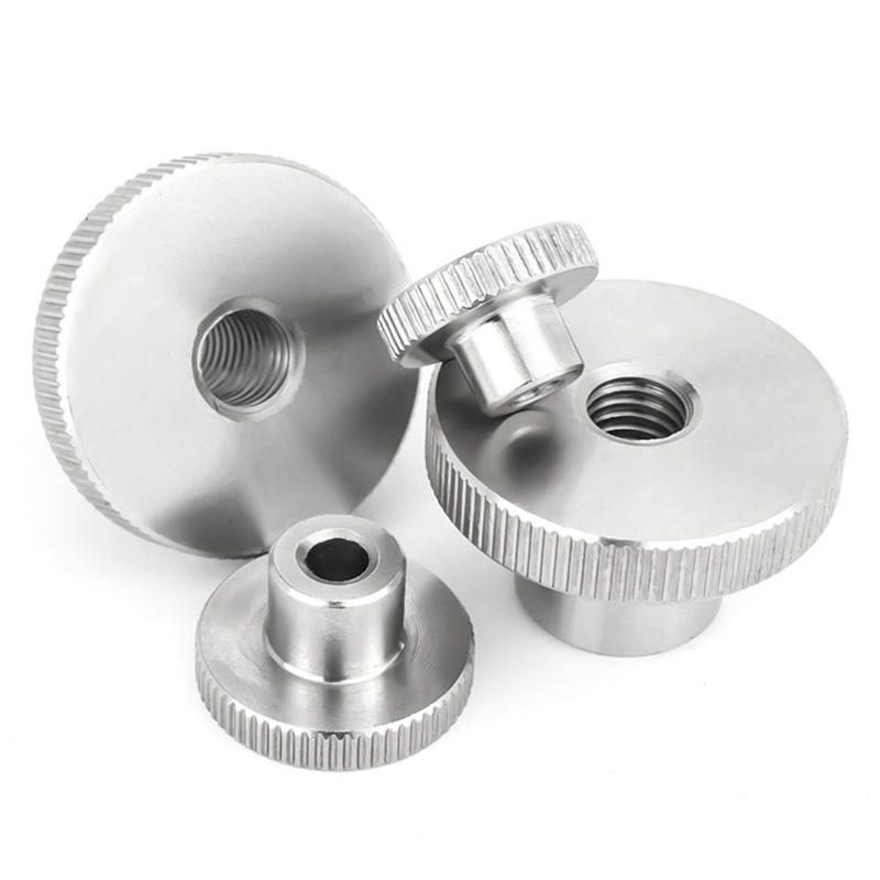 Galvanized Nickel Plated Hand Twisted Nut M3-M10 Rolled Nut Thin Flat ...