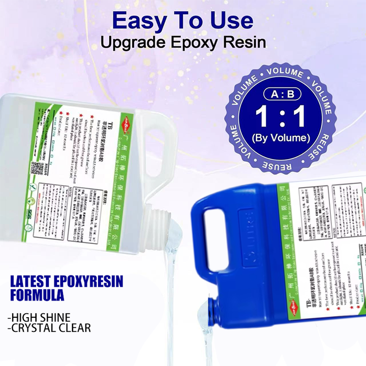 Epoxy Resin a and B Liquid clear ab Glue Adhesive Epoxy Resin and ...