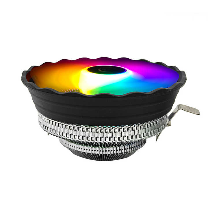 High Performance CPU Cooler White Fan Blade Low Noise Design RGB Fans 3 ...