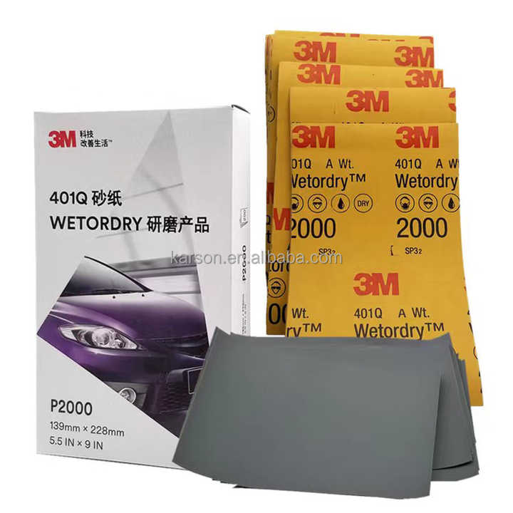 Wholesale 3M Wetordry Abrasive Sheet 401Q 1500/2000/2500 Grit ...