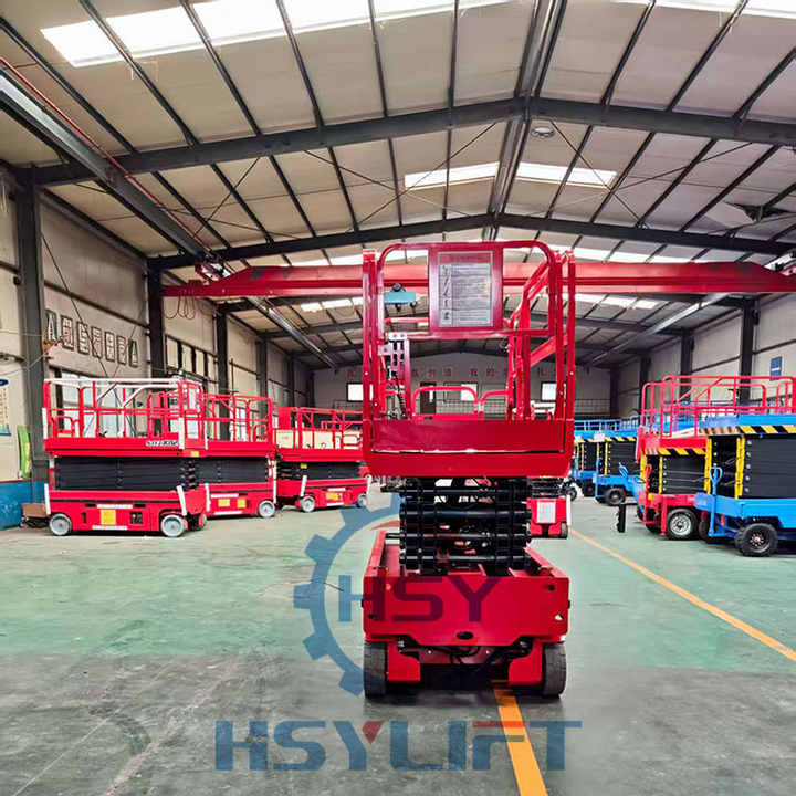 Hydraulic Mobile Scissor Lift Table 320kg Drivable Scissor Lift ...