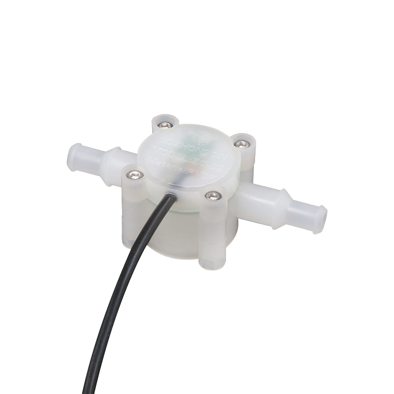 3/8 PVDF Turbine Flow Meter Corrosion-resistant Water and Organic ...