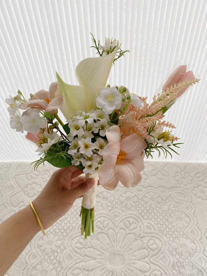 Mori Style Small Fresh Pastoral Mix Match Handmade Plastic Artificial ...