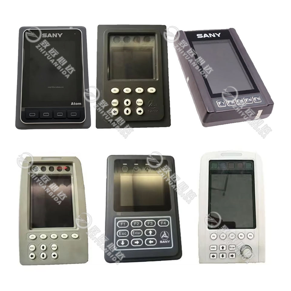 Genuine SANY Crane Dashboard Display Panel 24V LCD Monitor Screen ...