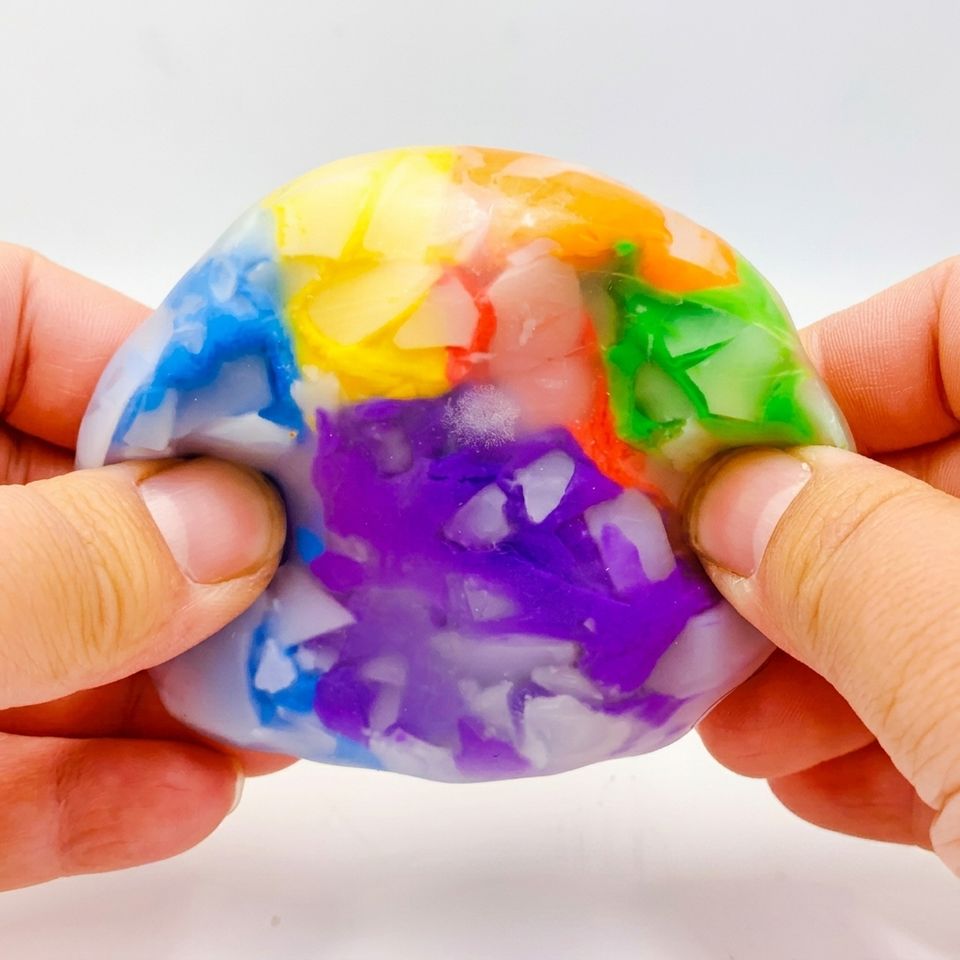 Instant Stress Relief Asmr Sensory Crackle Crunchy Squeeze Toy Tpr Bag ...