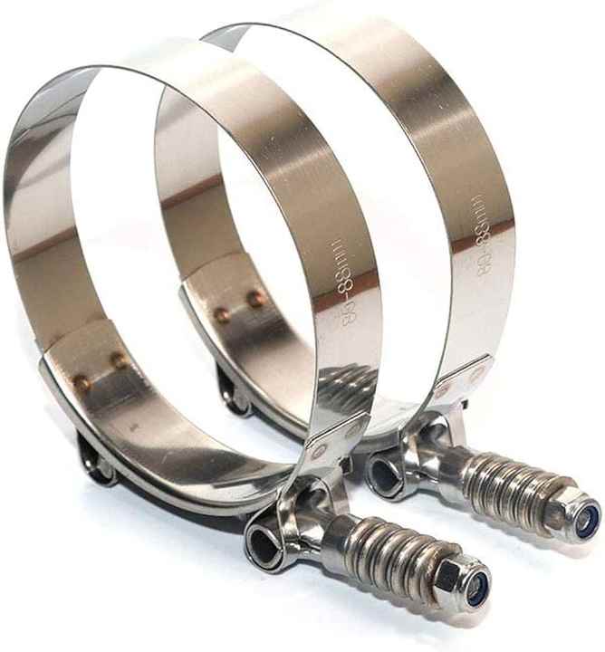 Spring Loaded Stainless Steel Heavy Duty T Bolt Pipe Hose Clamps With ...