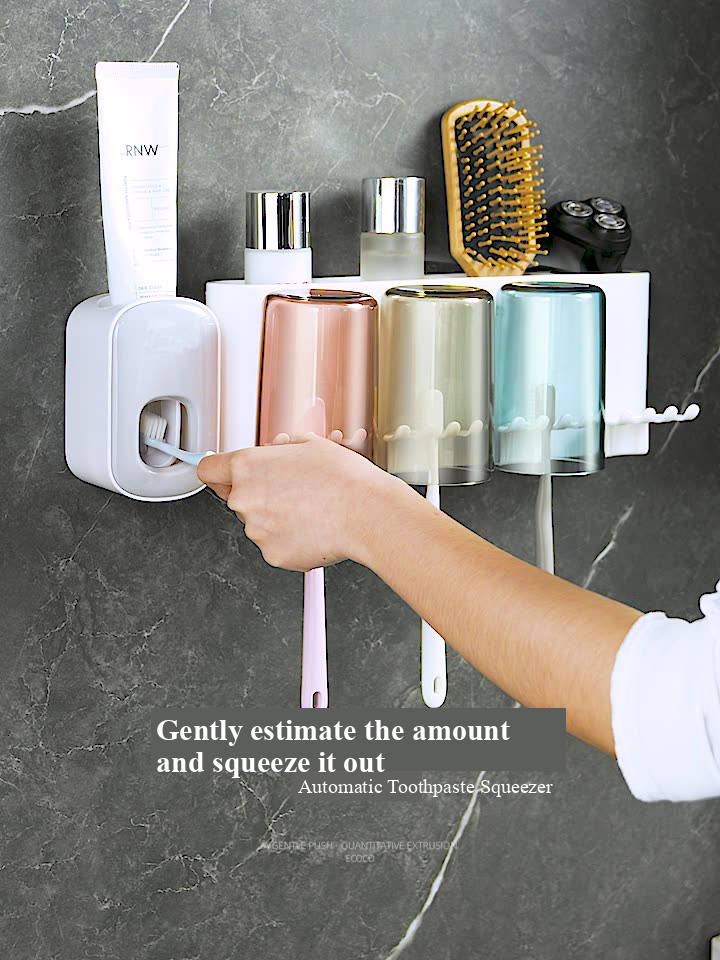 WCHT White ABS Plastic 2025 China Oral Hygiene Storage Organizer Double ...