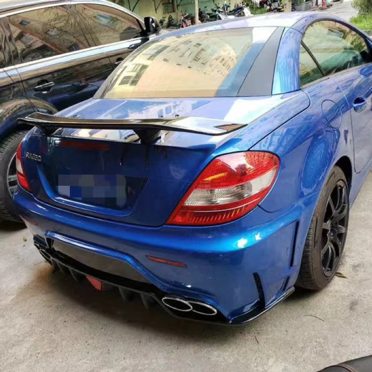 SLK R171 Body Kit - Wide Style Fiberglass Bumper Set
