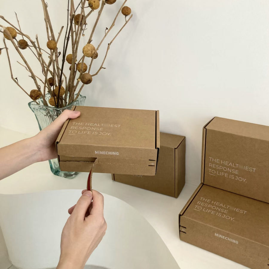 Custom Easy Zipper Tear Strip Mailer Packaging Box and Corrugated ...
